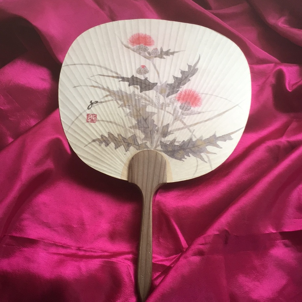 Classic Uchiwa (Japanese Paddle Fan) - Gem